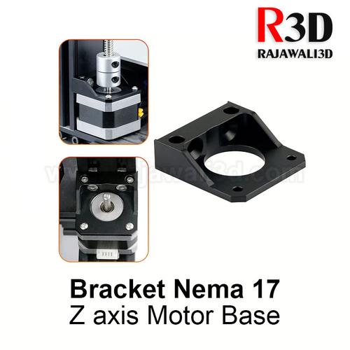 Jual Bracket Mount Aluminium Alloy Z Axis Holder Motor Base For Nema 17 ...