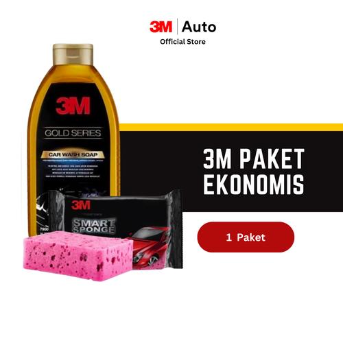 Promo 3M Paket Ekonomis Shampo dan Spons Cuci Mobil - Car Wash & Smart ...