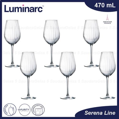 Jual 1 SET 6 PCS Luminarc Gelas Wine/Luminarc Gelas Kaki/Luminarc ...