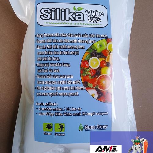 Jual pupuk powder SILIKA WHITE 98% 500grm packing putih - Kab. Kediri ...
