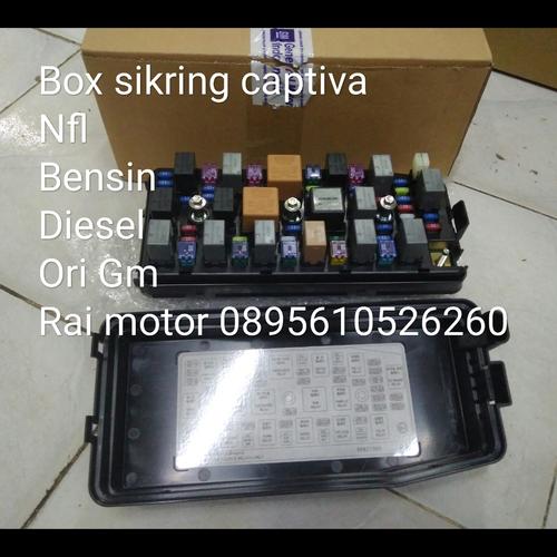 Jual Box sikring captiva diesel bensin NFL c100/ fuse box Chevrolet ...
