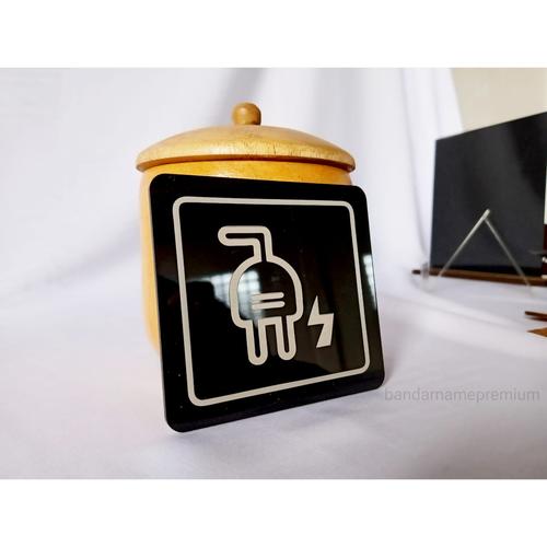 Jual sign k3 safety listrik - sign papan tanda colokan listrik - Kab ...