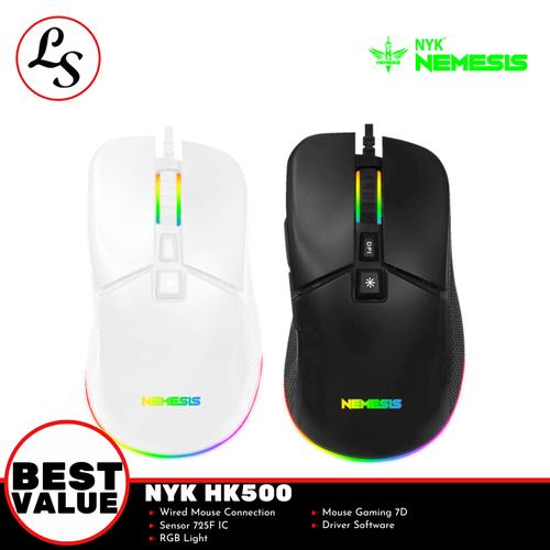 Jual NYK NEMESIS GAMING MOUSE HK500 - Putih - Kota Bandar Lampung ...