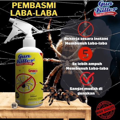 Promo Obat Laba-laba Spiderclear Cair Di Rumah & Kandang Obat Serangga ...