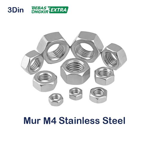 Jual Nut Mur M4 Stainless Steel - Kota Tangerang - 3Din Jakarta | Tokopedia