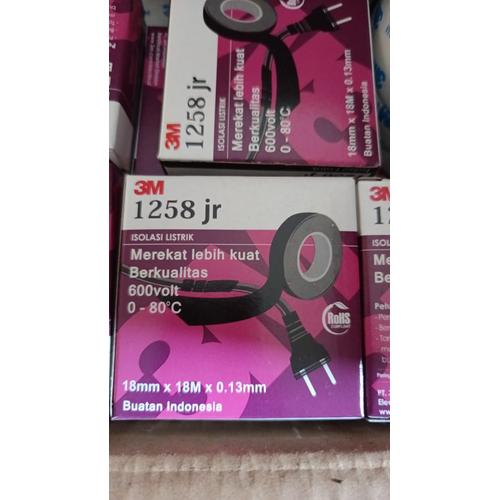 Jual Selotip 3M Lakban Isolasi Kabel Listrik Warna Hitam Scotch Tape ...