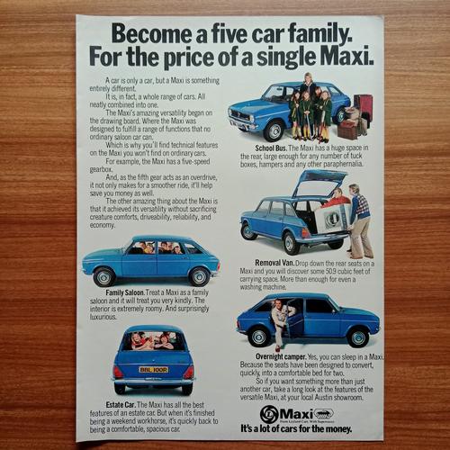 Promo Iklan Jadul Mobil MAXI LEYLAND CARS - Pajangan Poster Antik ...