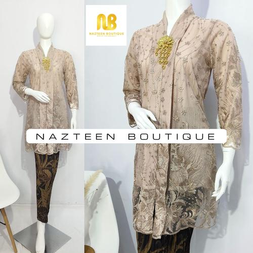 Promo Setelan Rok Kebaya Wanita Modern Tunik Brokat Tile Model Kartini ...