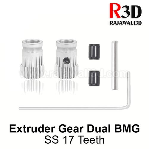 Jual Dual Drive Extruder Gear BMG Replacement Stainless Steel Extrusion ...
