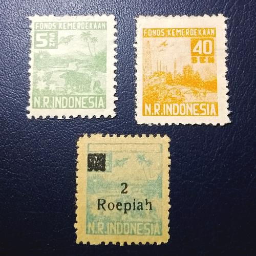 Promo Perangko Indonesia Revolusi Sumatera 1946 Fonds Kemerdekaan ...