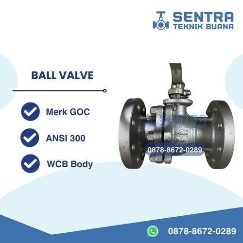 Jual Ball Valve WCB ANSI 300 4" DN100 Merk GOC - Jakarta Barat - Sentra Teknik Buana NEW | Tokopedia