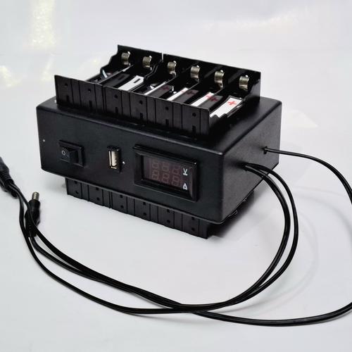 Promo UPS MINI 12V Ekternal Display Volt Ampere Meter - 12+12, 6 Slot ...