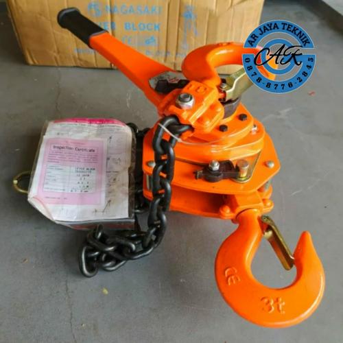 Jual Lever Block 3 Ton NAGASAKI - Chain Lever Hoist Original Made in ...