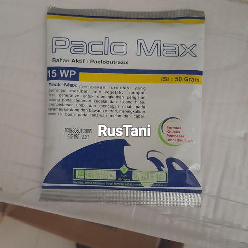 Jual Paclo Max 15 WP bahan aktif : Paclobutrazol 15% 50gram - Kab ...
