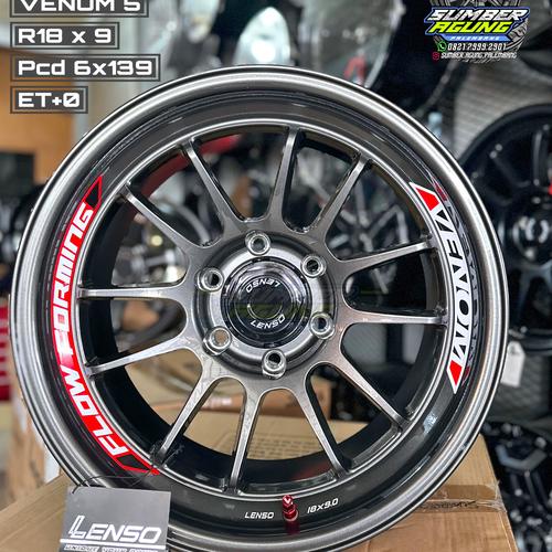 Jual VELG MOBIL LENSO VENOM 5 RING 18 x 9 PCD 6 x 139 PAJERO FORTUNER ORIGINAL - Kota Palembang ...