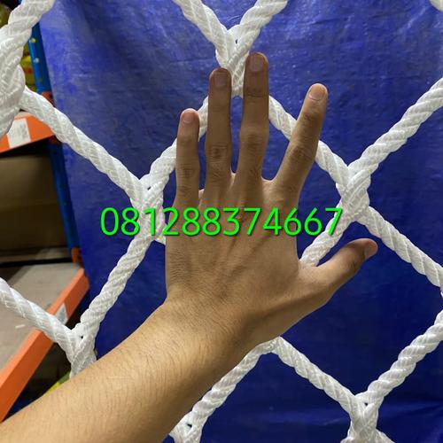 Promo safety net nilon 10mm, mesh 10cm. jaring pengaman orang jatuh ...