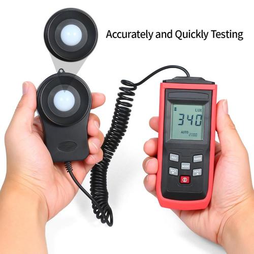 Jual Alat Ukur Tes Cahaya Lumen Digital Lux Light Flux Meter Tester ...