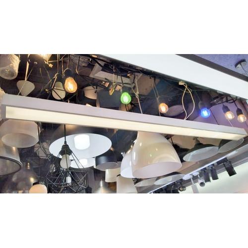 Jual Kap Lampu Office 7x120cm Body Putih Hanging Lamp Kap kosongan T8 ...