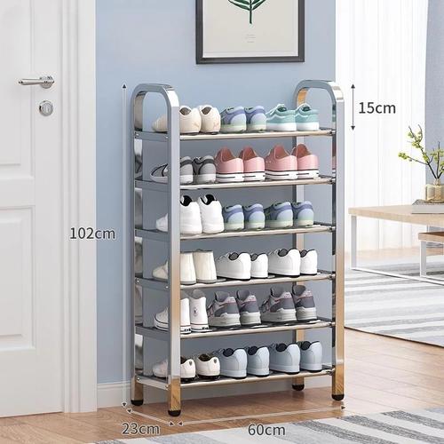 Jual Rak Sepatu Tingkat Stainless Rak Sepatu Kokoh Tempat Sepatu Sendal ...