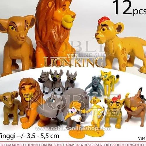 Jual LION KING 12 FIGURE GUARD MUFASA SIMBA KOLEKSI PAJANGAN TOYS ...
