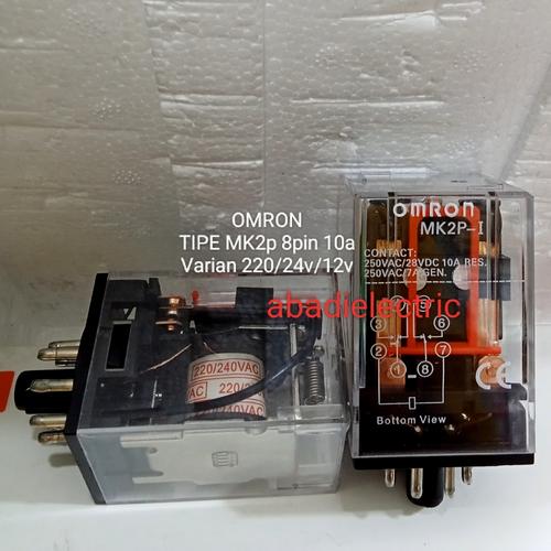 Jual Relay Omron Mk2p. - AC 220v - 12VDC - Jakarta Barat ...