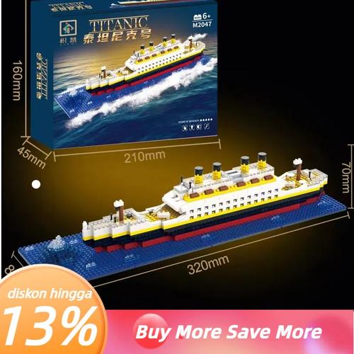 Jual Bricks Titanic Nano Block Titanic Kapal Bricks Titanic Ship Block ...