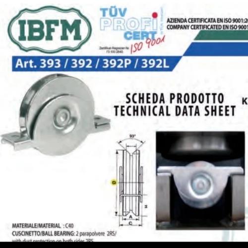 Jual RODA PINTU PAGAR BESI IBFM 392-140A RODA PAGAR GESER ASLI ITALY ...