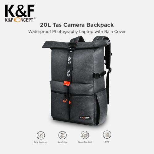 Jual K&F KNF Concept 20L Tas Camera Backpack Waterproof Photography Laptop Original - Jakarta ...