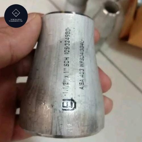 Jual REDUCER LAS STAINLESS SS304 SCH10 SIZE 2" x 3/4" INCH / REDUCER SS ...