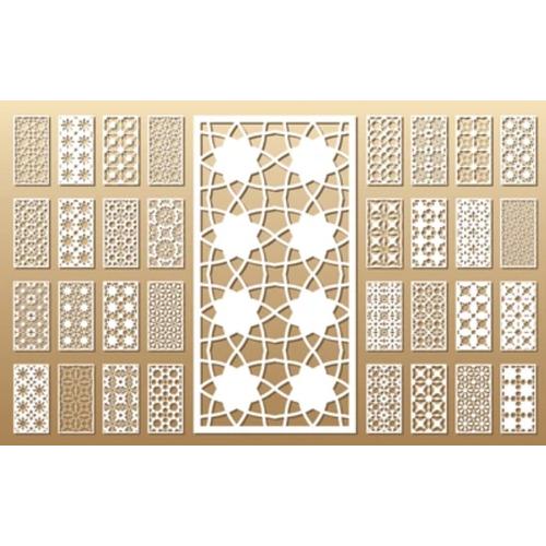 Jual Vector panels metal decoration Desain File Laser Cutting CNC ...