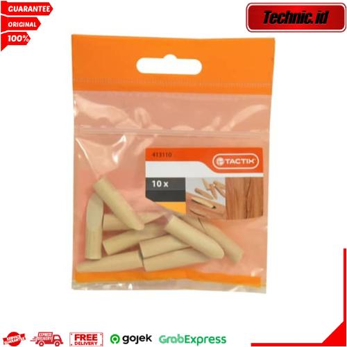 Jual Tactix Set 10 Pcs Plug Kayu Untuk Menutup Lubang Pemasangan Sekrup ...