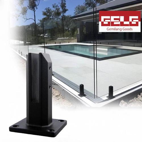 Jual Spigot Penjepit Kaca Hitam Stainless Untuk Kaca Tanpa Bingkai ...