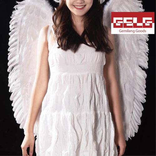 Jual Sayap Putih Besar - Cocok Untuk Pesta Tarik, Cosplay Angel Wing ...