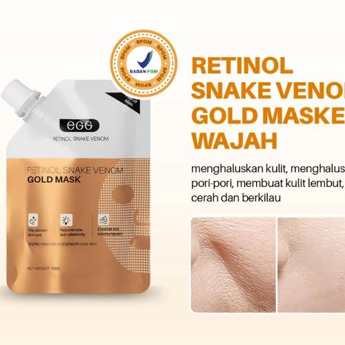 Jual RETINOL SNAKE VENOM GOLD MASK / MASKER GOLDEN VERSI UPGRADE DENGAN ...