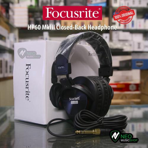 Jual Focusrite scarlett HP60 MkIII closed-back studio headphone - Kota Sukabumi - NEO MUSIC ...