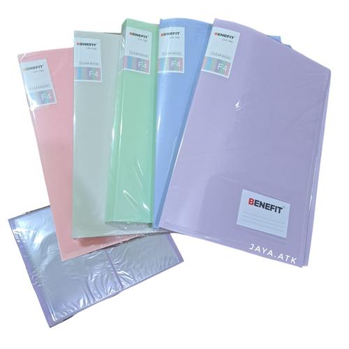 Jual CLEAR HOLDER MAP DOKUMEN FOLIO 40 LBR WARNA PASTEL DOCUMENT HOLDER ...