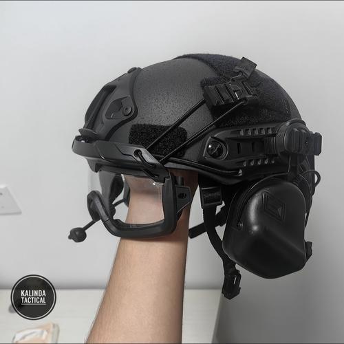 Jual Lowbudged Headphone Tactical Headset Helm bluetooth model comtac ...