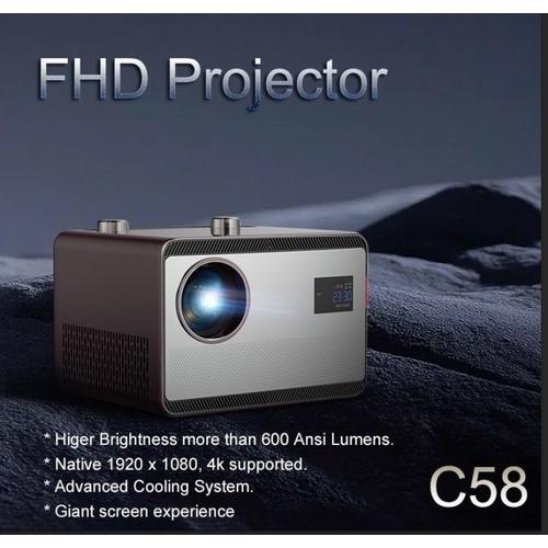 Jual Proyektor Android Full HD 6000 Lumens Auto Focus - CHEERLUX C58 ...