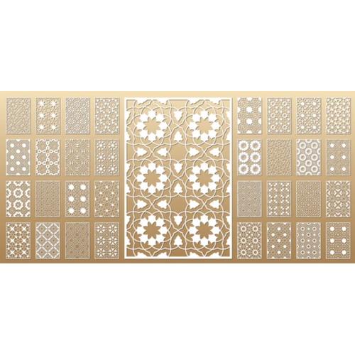 Jual Interior Panel Dekorasi Dinding Pagar Plafon Partisi Desain File ...