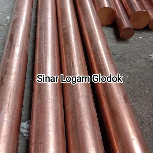 Jual as tembaga CUCR ZR diameter 19mm x 1000mm tembaga batang asli ...