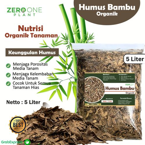 Jual Media Tanam Humus Bambu Fermentasi Pupuk Kompos Daun Bambu Organik ...