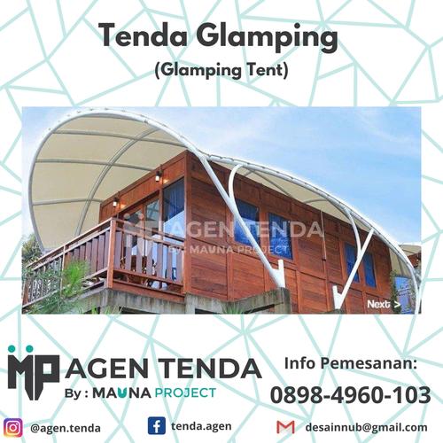 Jual tenda glamping luxury tent model kayu - KUALITAS BIASA - Kota ...