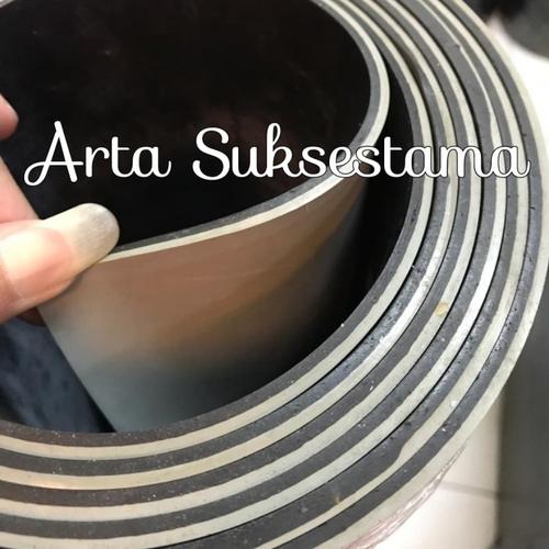 Jual karet anti statik t 2mm x 1m x 10m per roll black grey / rubber insulating mat abu hitam ...