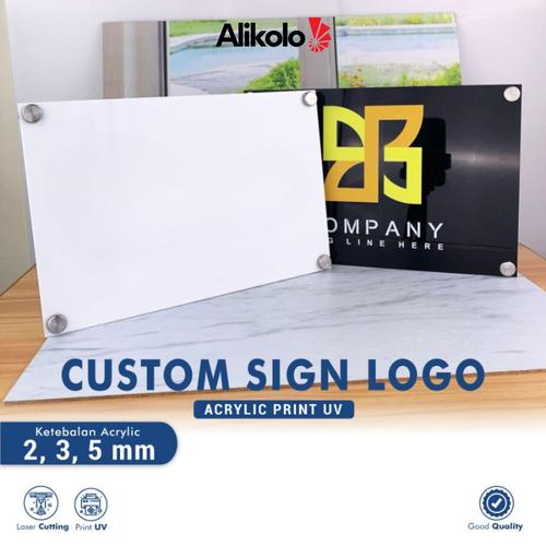 Jual CUSTOM SIGNAGE AKRILIK / LOGO PERUSAHAAN / PLANG TOKO / LOGO ...