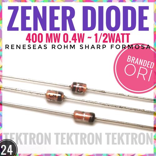 Jual ZENER DIODE 9V1 400mW BRANDED ZD 9.1V harga perbuah ZD9V1 eq ...