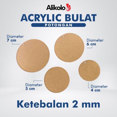 Jual Akrilik Bulat / Acrylic Potongan Bulat / Lingkaran Akrilik - 4 cm ...