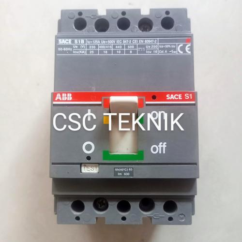 Jual mccb 3p 125a ABB SACE S1B - Kota Semarang - csc teknik | Tokopedia