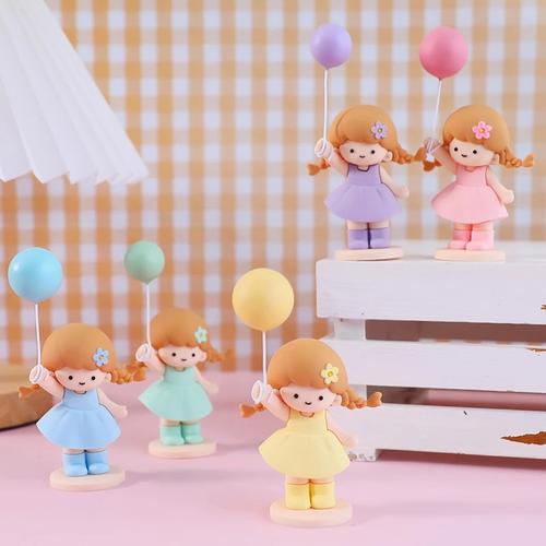 Jual Topper Cake Little Girl with Balloon / Hiasan Kue Anak Kecil ...