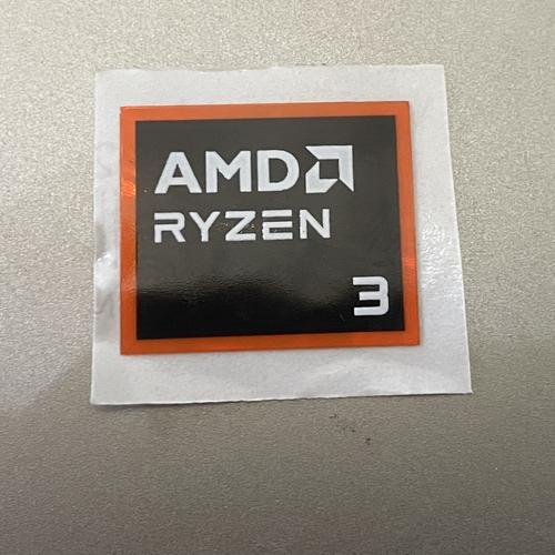 Jual Sticker stiker logo AMD Ryzen 3 8th gen original thn 2024 terbaru ...