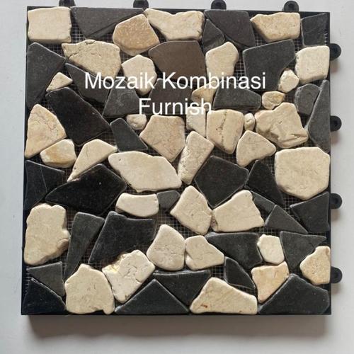 Jual Lantai Batu Mozaik uk 30x30x2.5 Decking Tile Mozaik Stone Portable ...